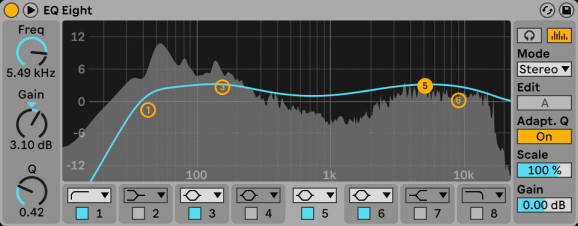 Ableton Live EQ Eight — wikisound